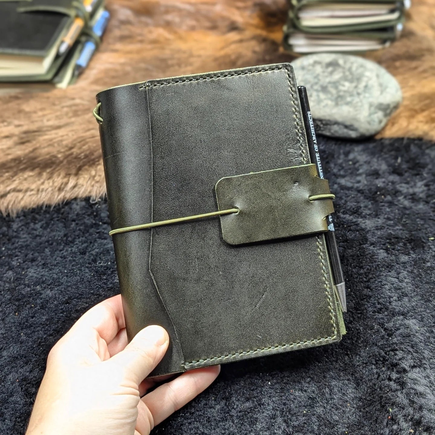 Forest Keep Traveler’s Notebook – Refillable Journal Cover in Forest ...