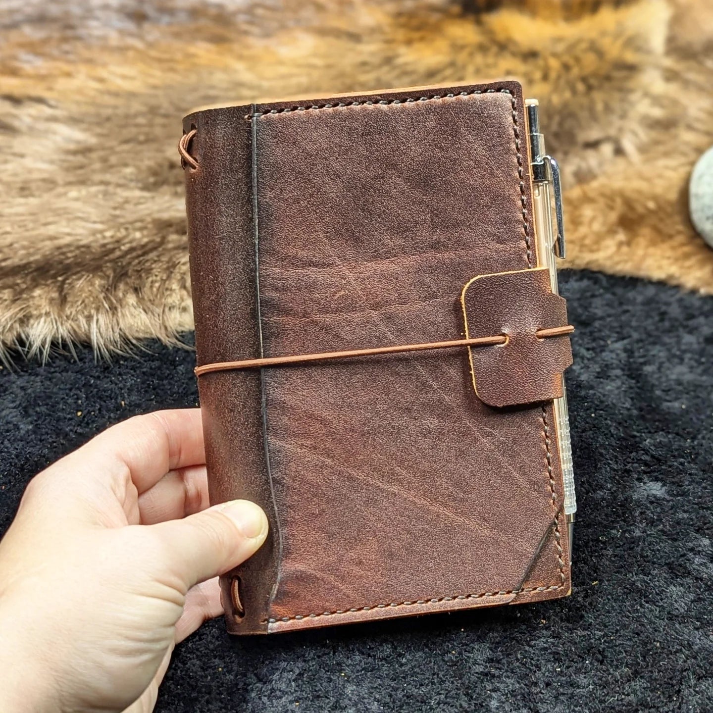 Forest Keep Traveler’s Notebook – Refillable Journal Cover in Forest ...